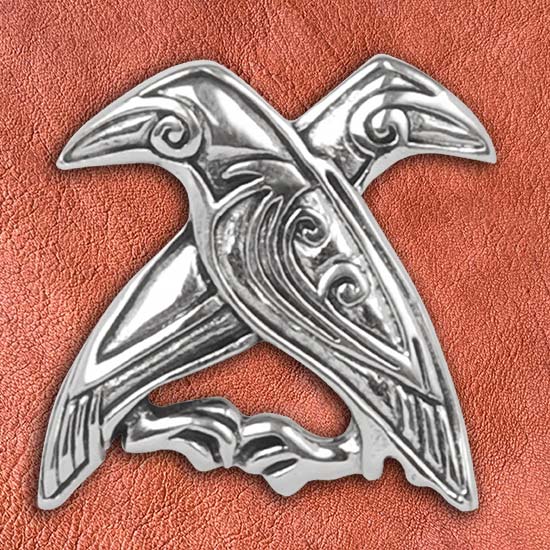 Pendant Hugin and Munin | Viking pendants - Jewellery | Handfas